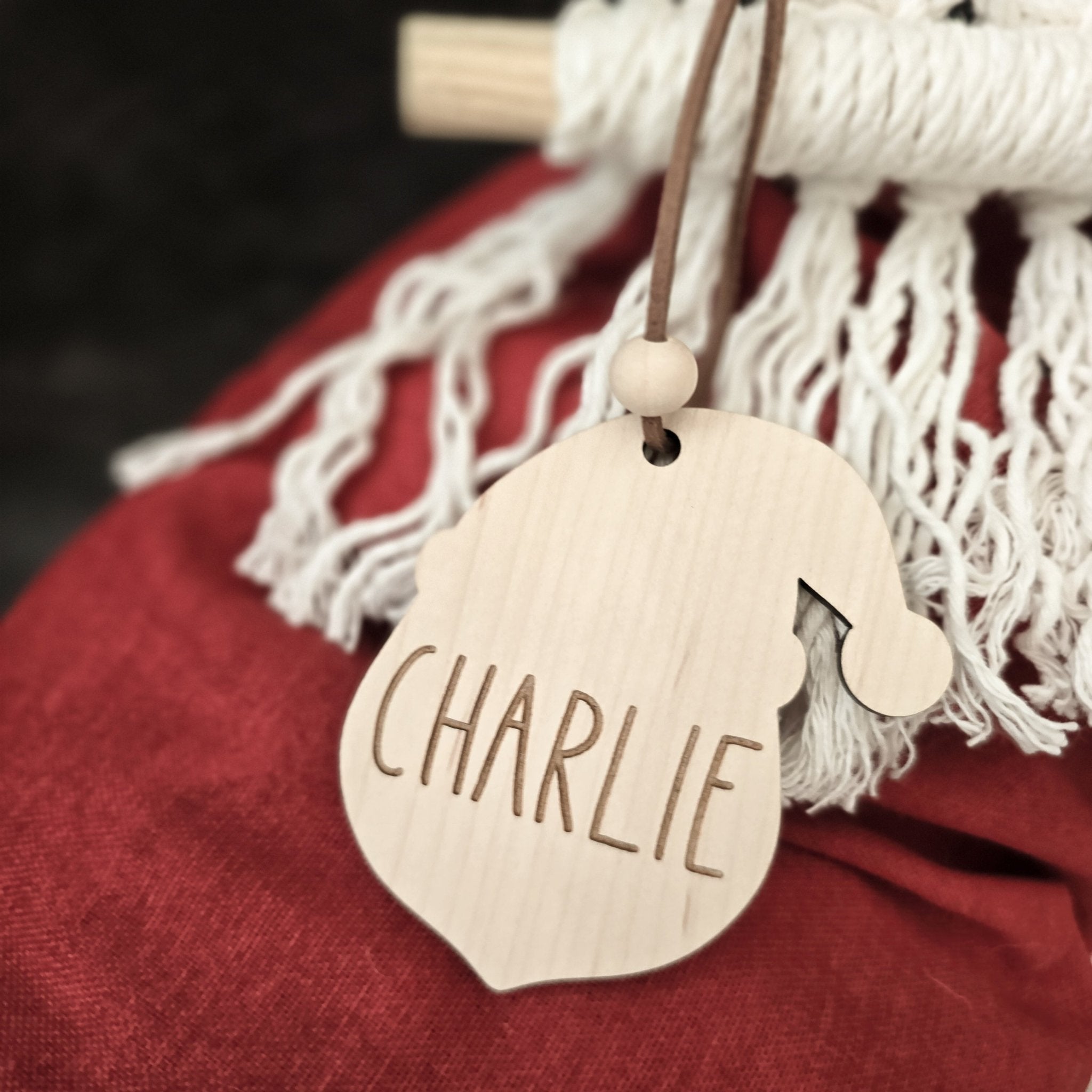 Father Christmas Shape Bauble / Tag – TilleyTree