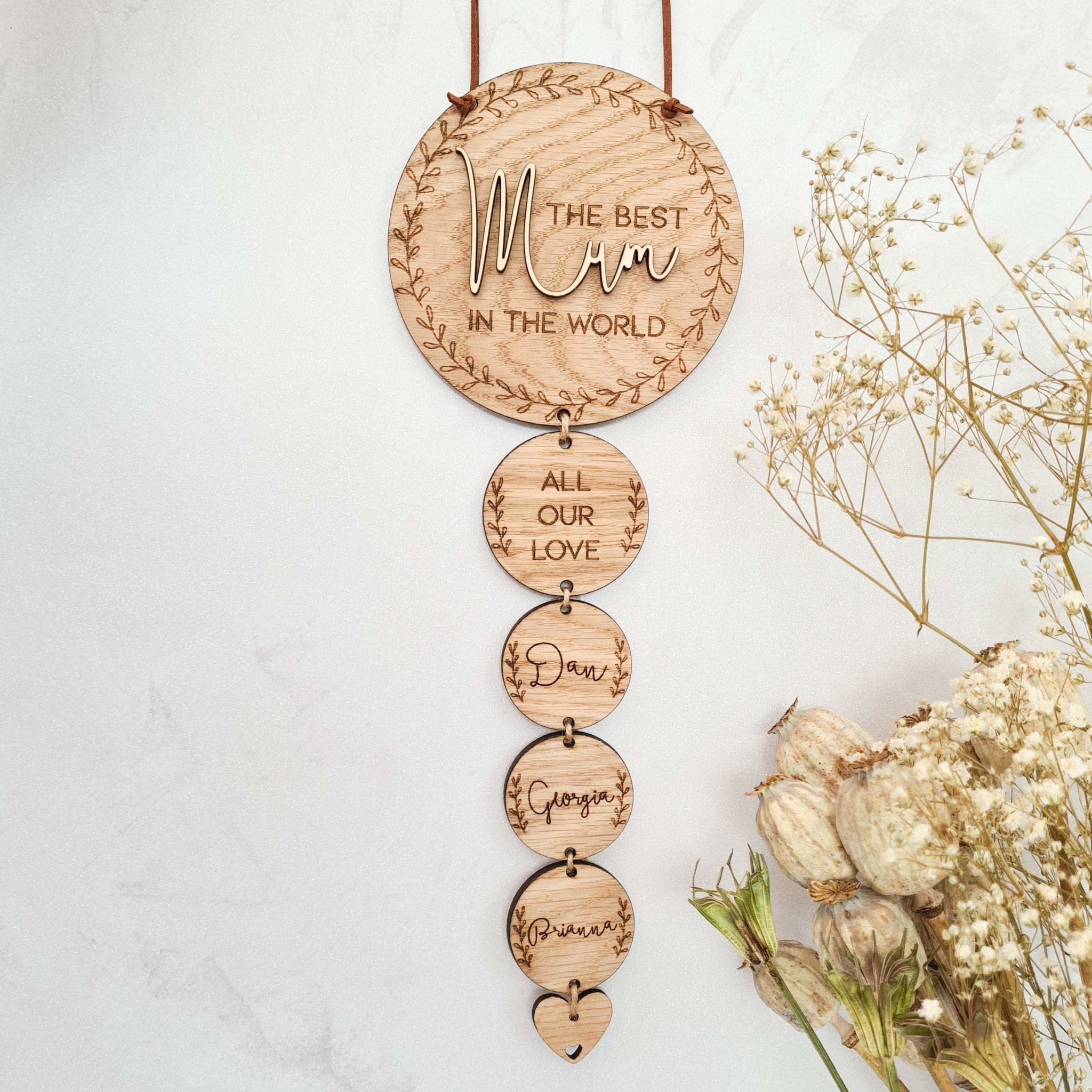 Family Tree - Personalised Hanging Wall Art – TilleyTree