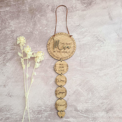 Family Tree - Personalised Hanging Wall Art – TilleyTree