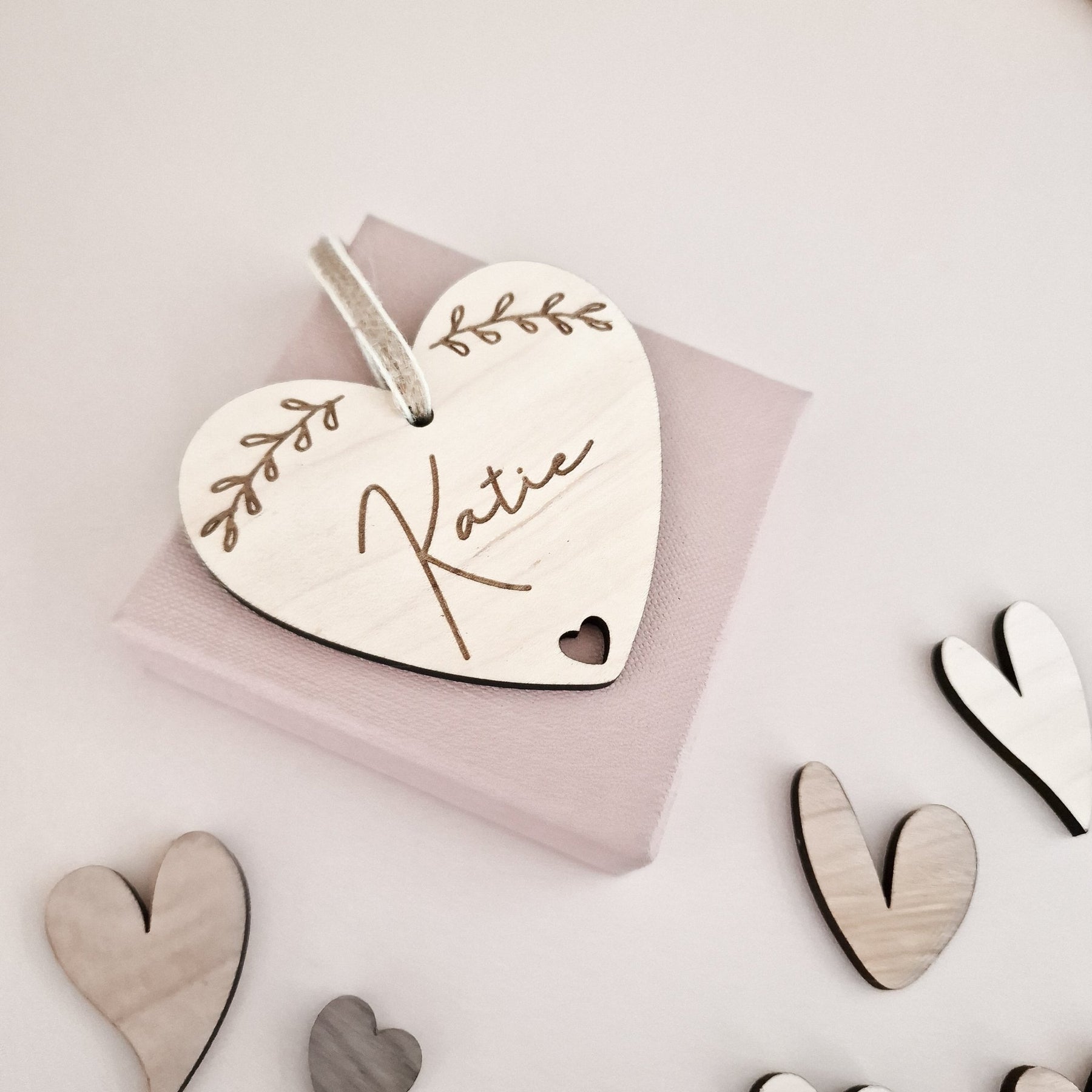Heart Shaped Name Tag Labels - Set of 2+ – TilleyTree