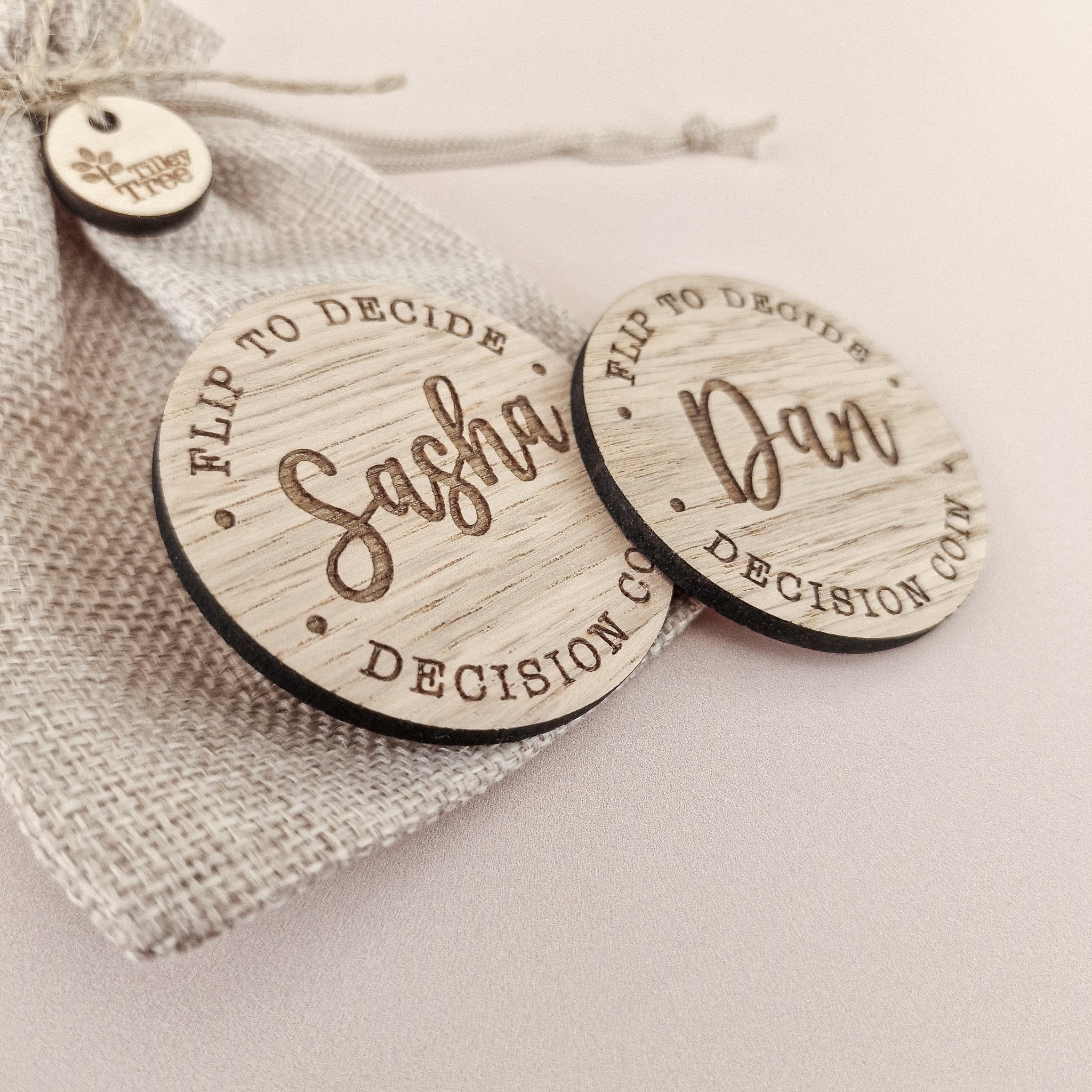 Personalised Decision Coin – TilleyTree