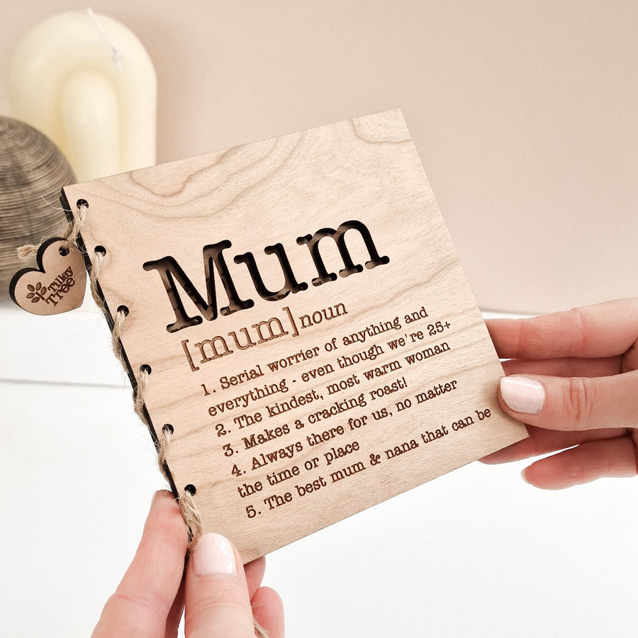 Personalised Name Card - Noun Definition – TilleyTree