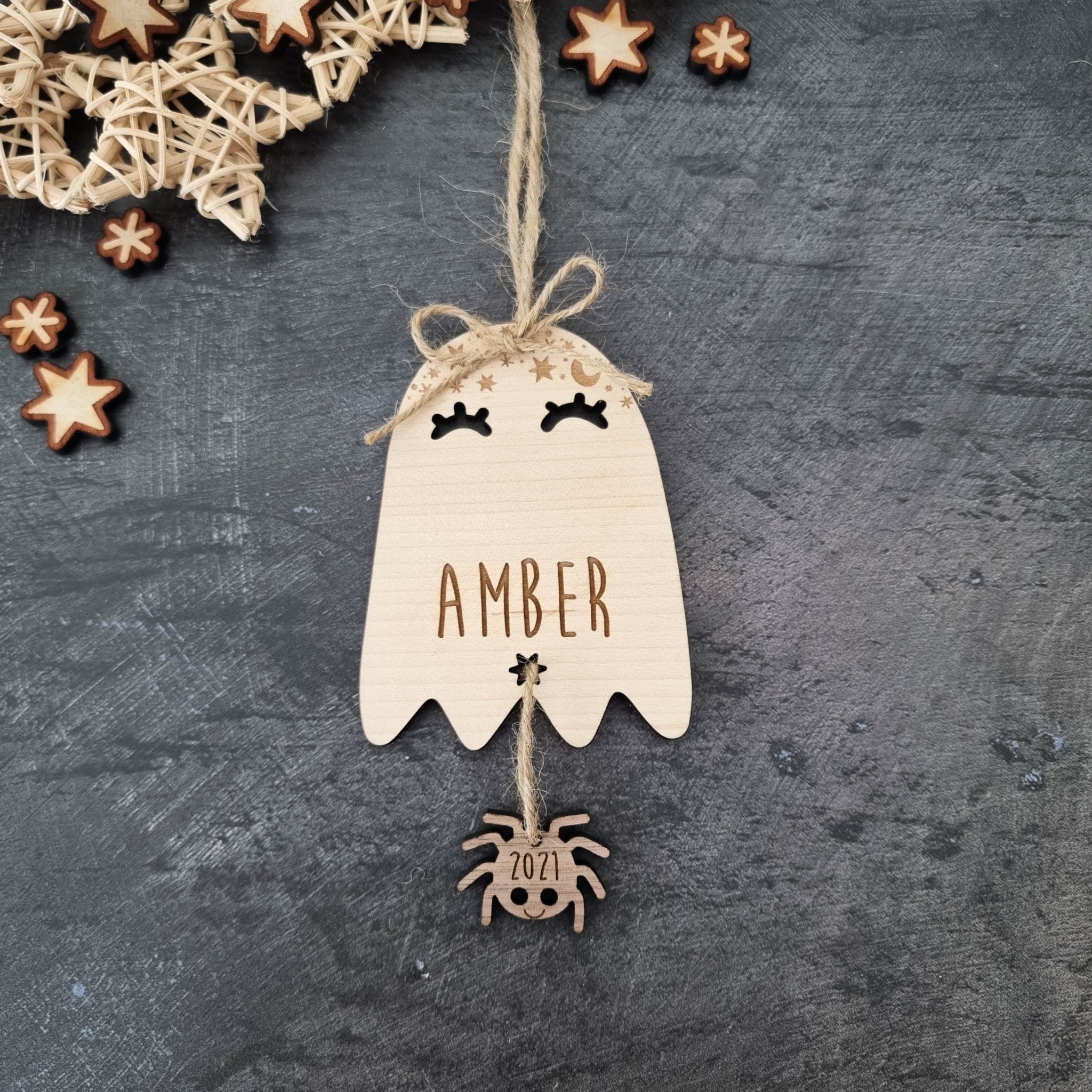 Spook The Ghost | Halloween Name Tag Labels – TilleyTree