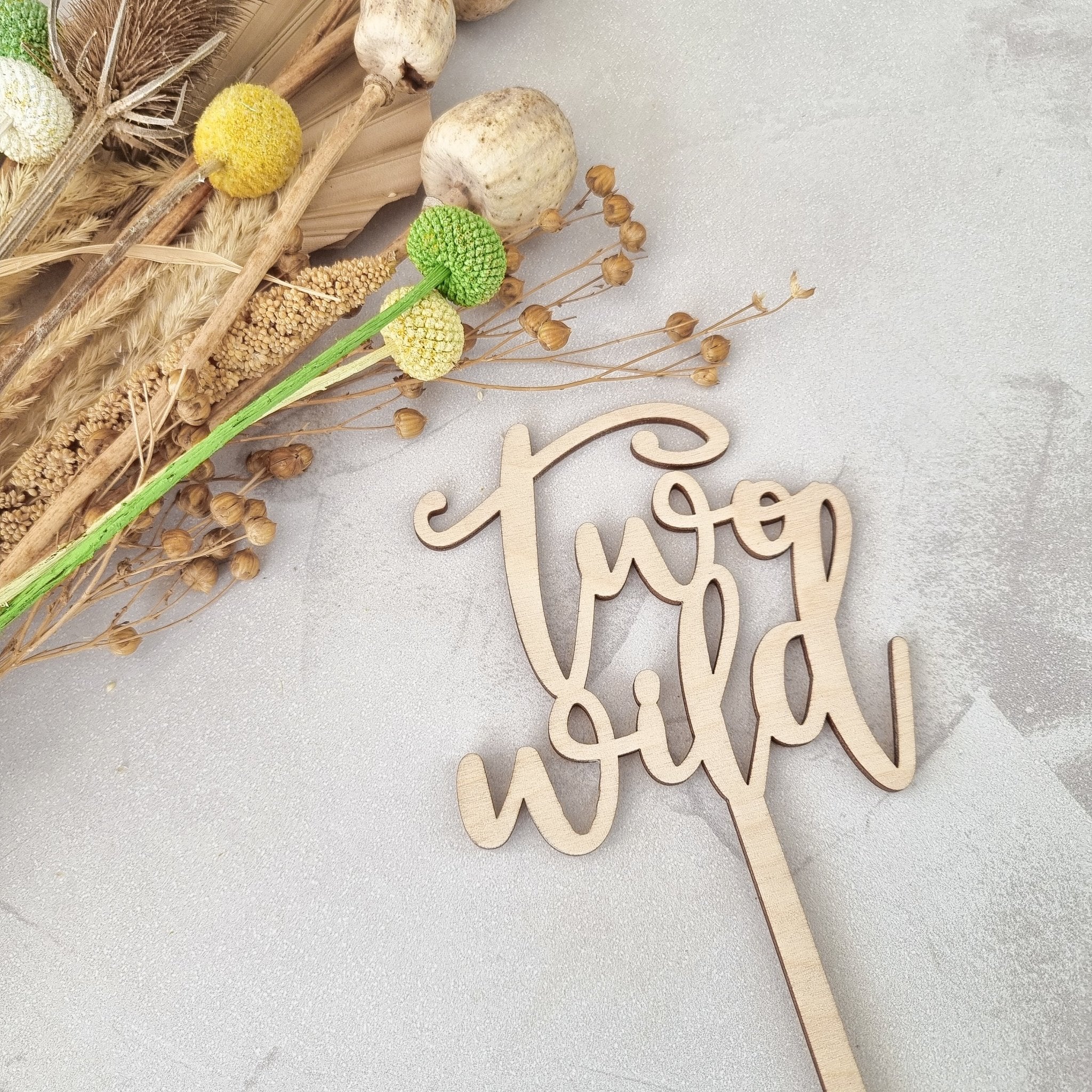 Two Wild - Second Birthday Cake Topper – TilleyTree